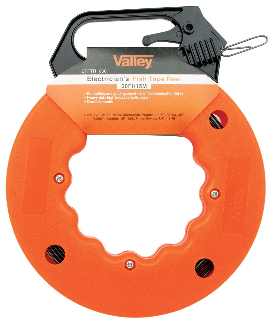 50' Heavy Duty Electrician's Fish Tape Reel - Walmart.com