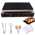 50 Holes Mini Pancake Maker 1800W 110V Commercial Stainless Steel ...