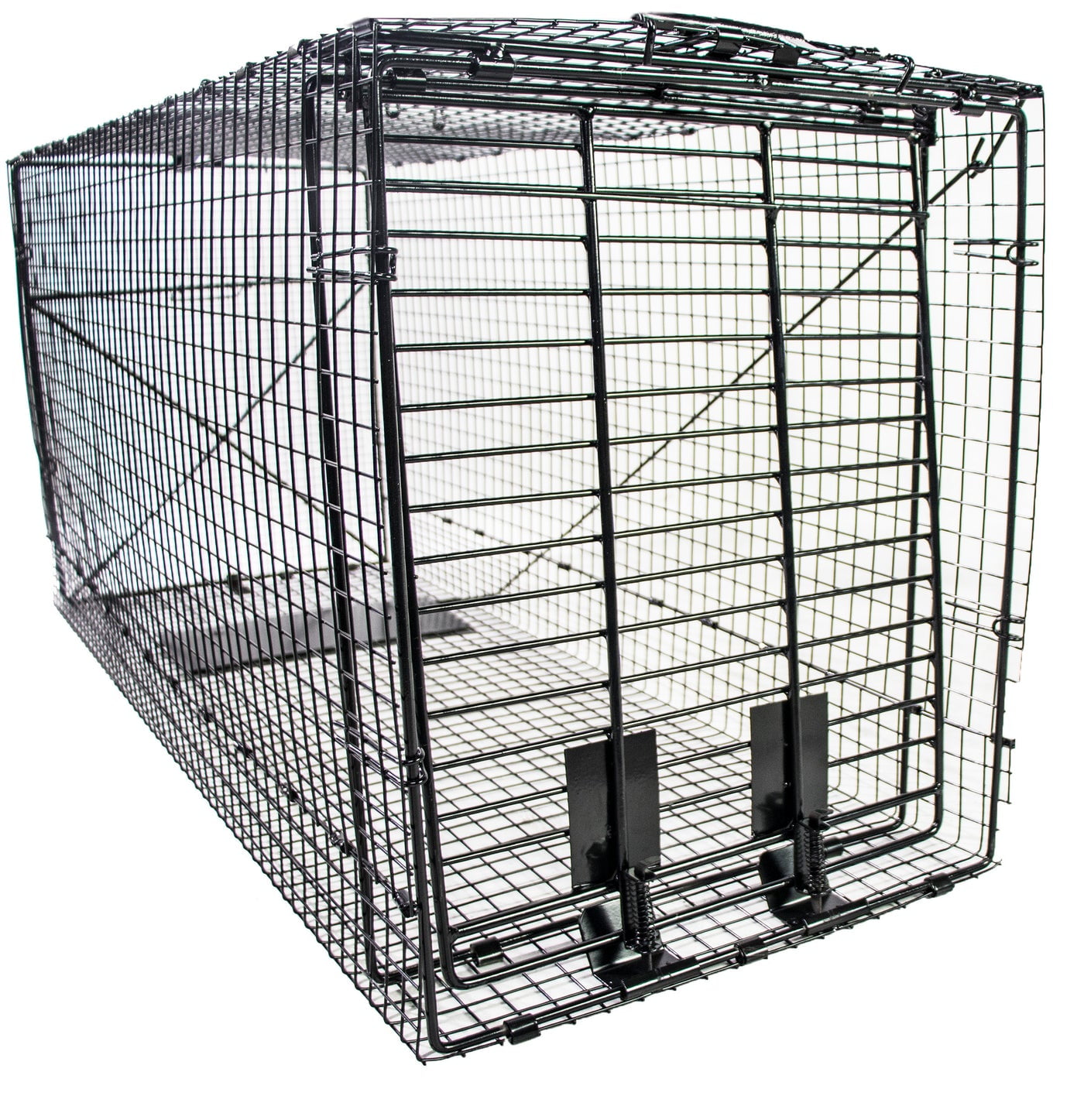 50 " Humane Way Foldable Metal Live Animal Trap - 50" x 20" x 26" - 2 ...
