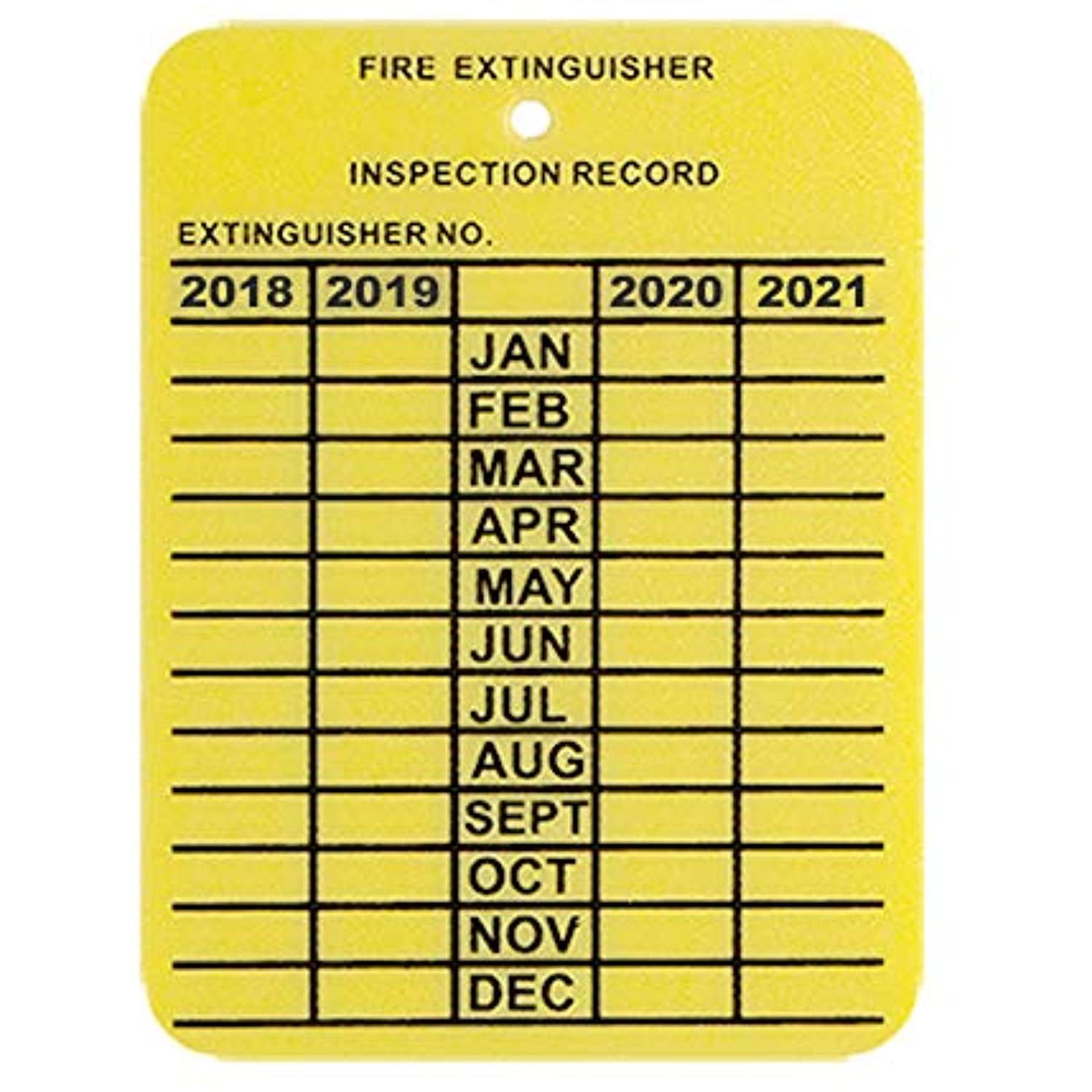 50 - INSPECTION TAGS - Fire Extinguisher/Fire Hose - Walmart.com