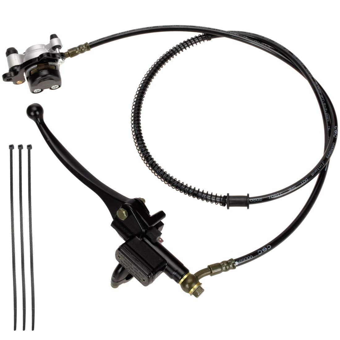 50 Inch Upgraded Left Hydraulic Disc Hand Brake Master Cylinder Caliper ...