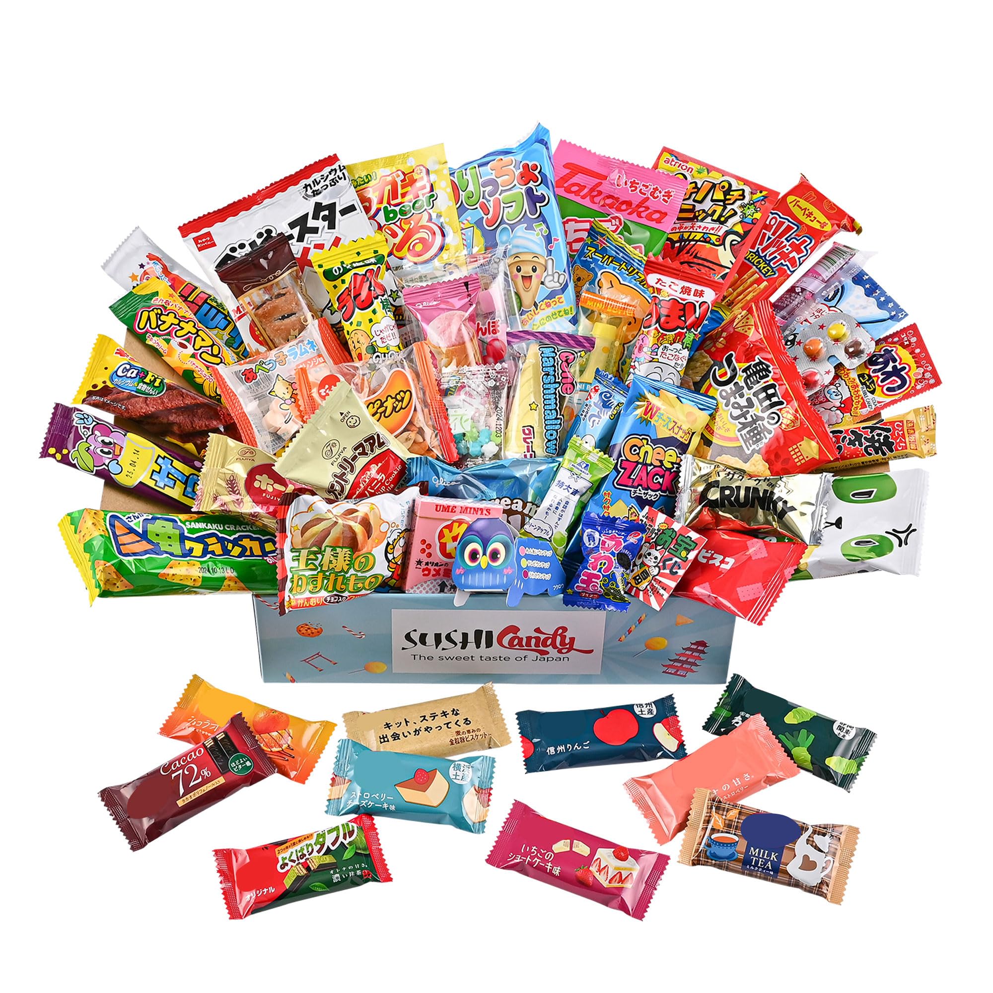 50 Japanese Candy & BDF32 Snack box set 10 Japanese Kitkat assortment ...