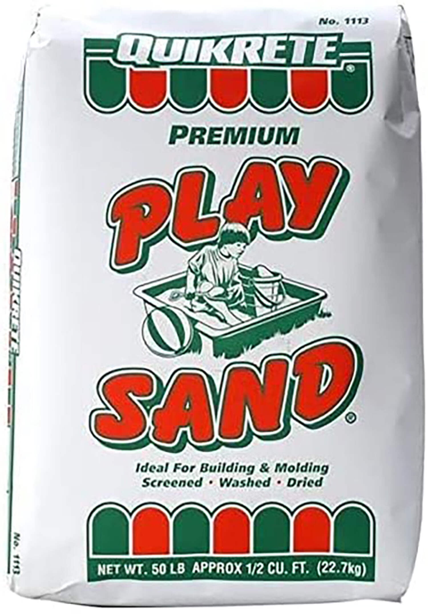 50 LB Premium Grade Quikrete Play Sand for Sandbox, Craft Sand, and ...