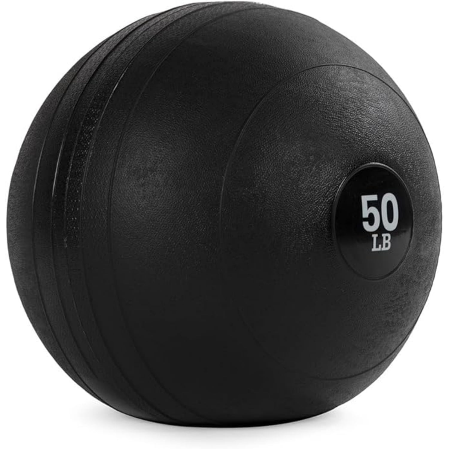 50 LB Rubber Slam Ball, Dead Weight Ball Absorbs Impact, Minimal Bounce ...