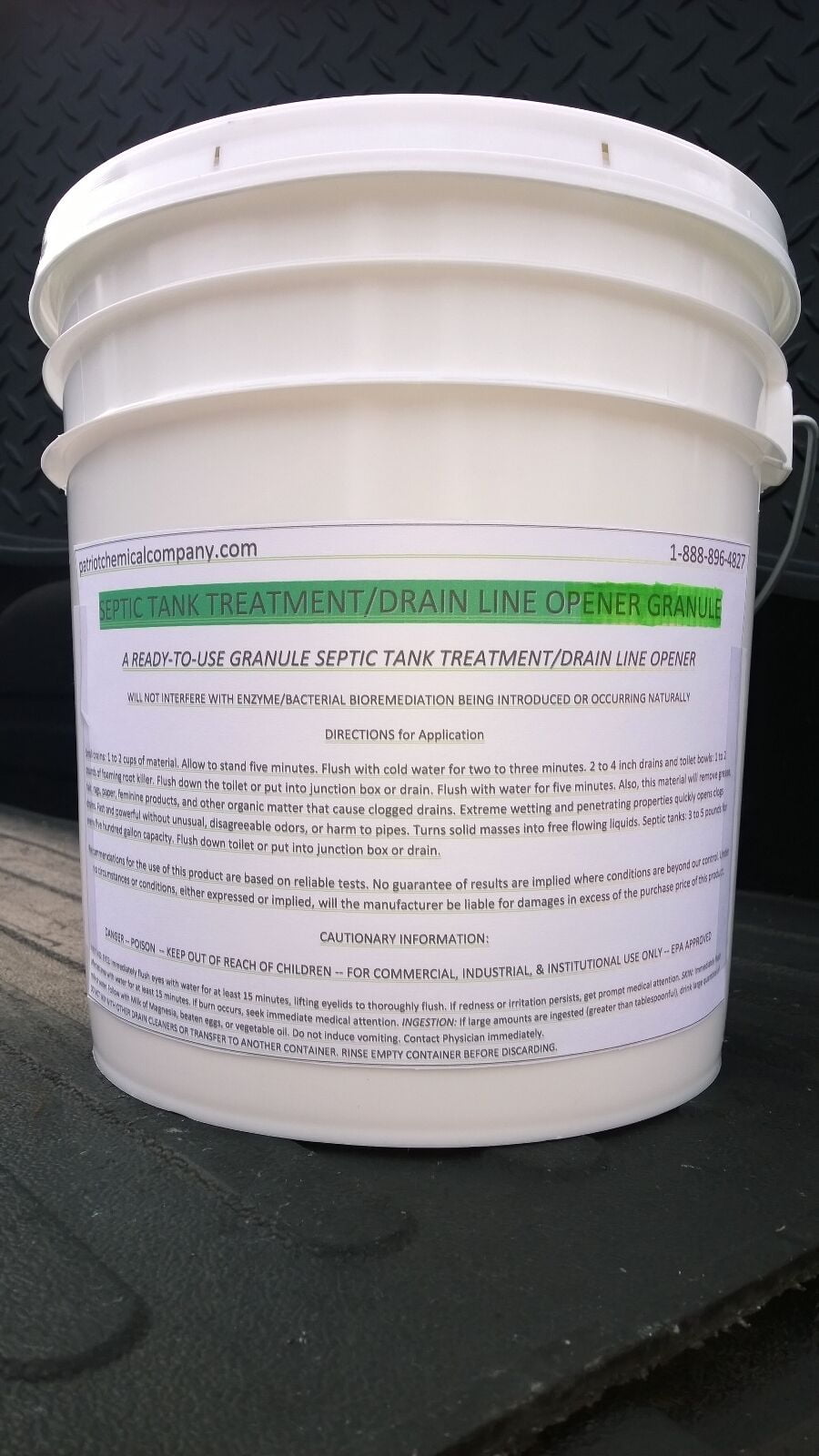 50 LBS GRANULAR DRAIN CLEANER LIQUID ALT. INDUSTRIAL STRENGTH GREEN ...