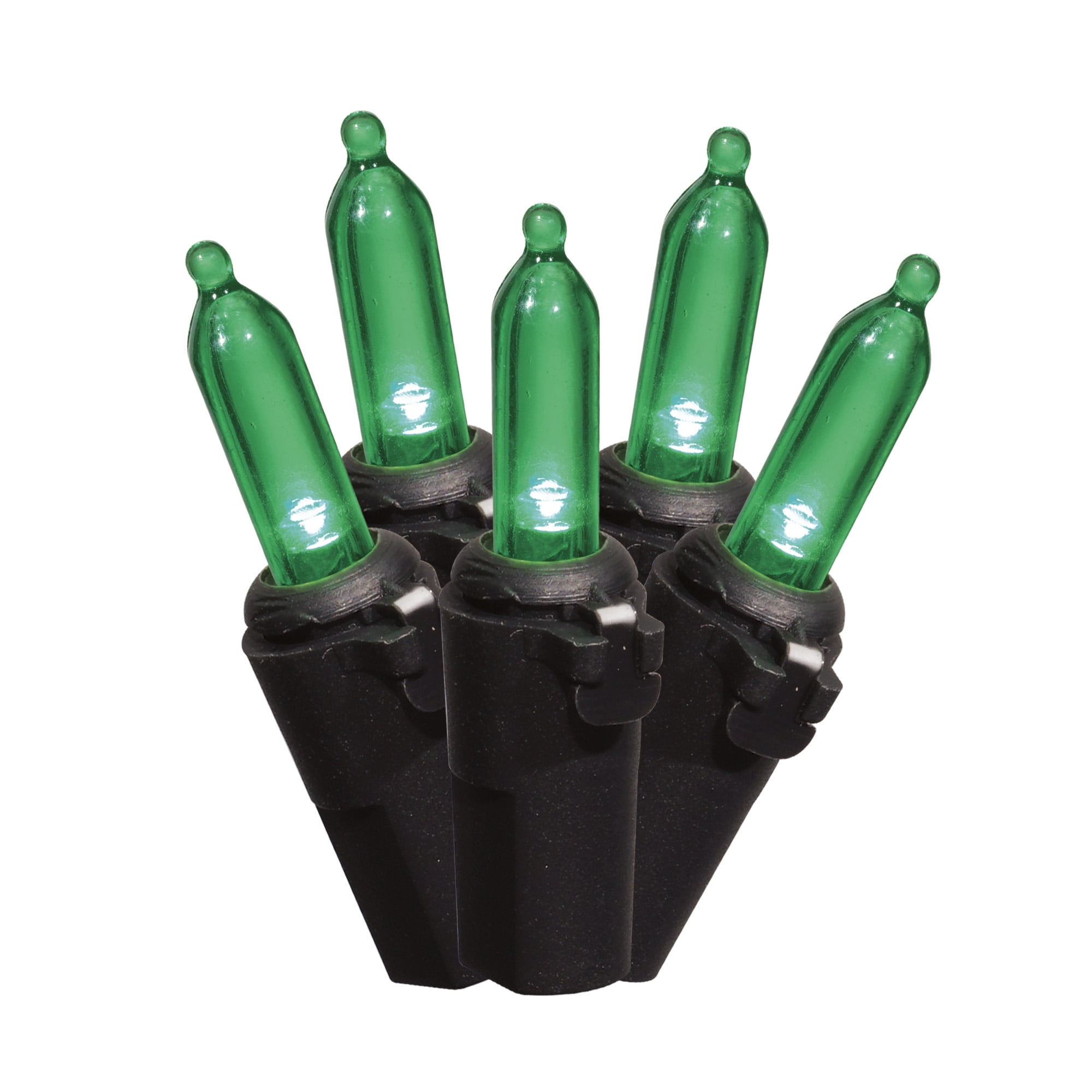 Green Lights, 50CT, LED Minis, 9.5ft, Halloween Indoor/Outdoor, by Way ...