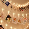 50 LED Fairy String Lights with Photo Clips - Warm Illumination for ...