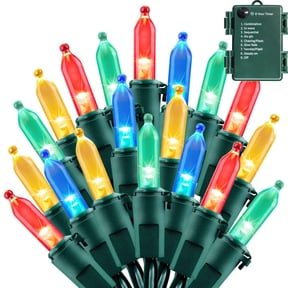 Philips Dual Colored 200 LED Mini Lights - Warm White & Multicolor ...