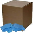 50 Lb. Box of Reclaimed Blue Huck Surgical Towels 100% Cotton Low Lint ...