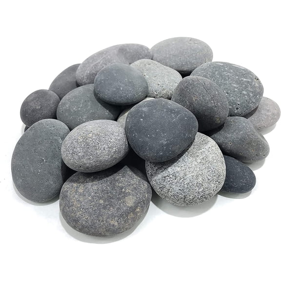 Smooth Mexican Beach Pebbles, Bulk Outdoor Round River Rock Landscape ...