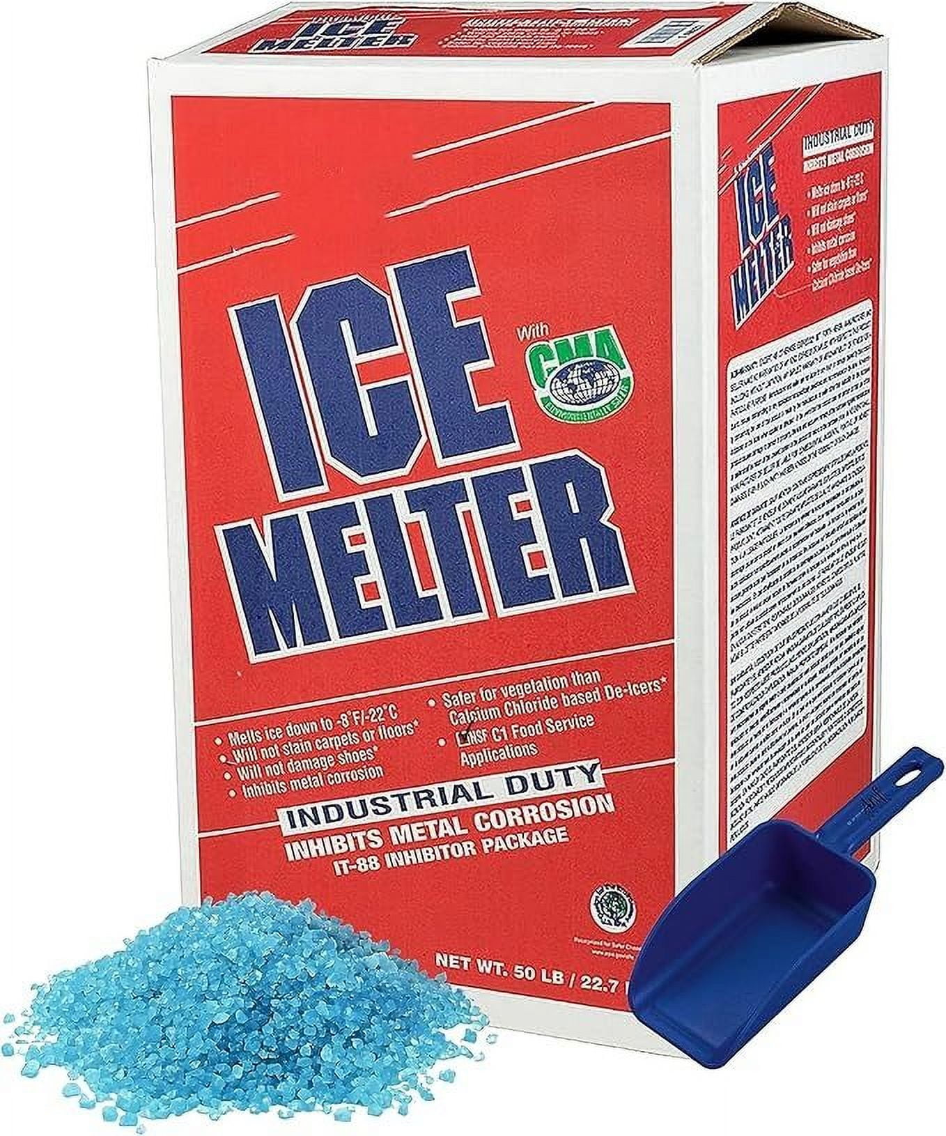 (50 Lbs) - Premiere Ice and Snow Melter, Fast Acting Salt-Based Ice ...