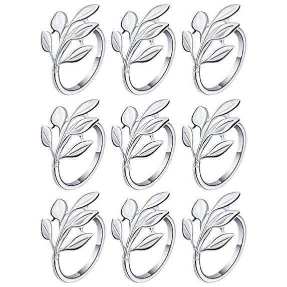 50 Leaf Napkin Ring Napkin Ring Holder Vintage Napkin Adornment Dining ...