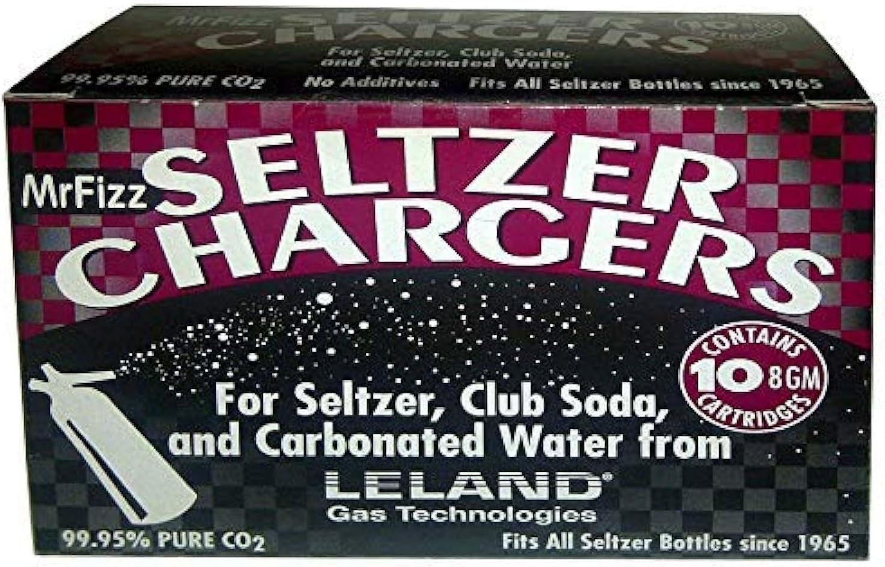 50 Leland (LE10 CO2) CO2 soda chargers - 8g C02 seltzer water ...