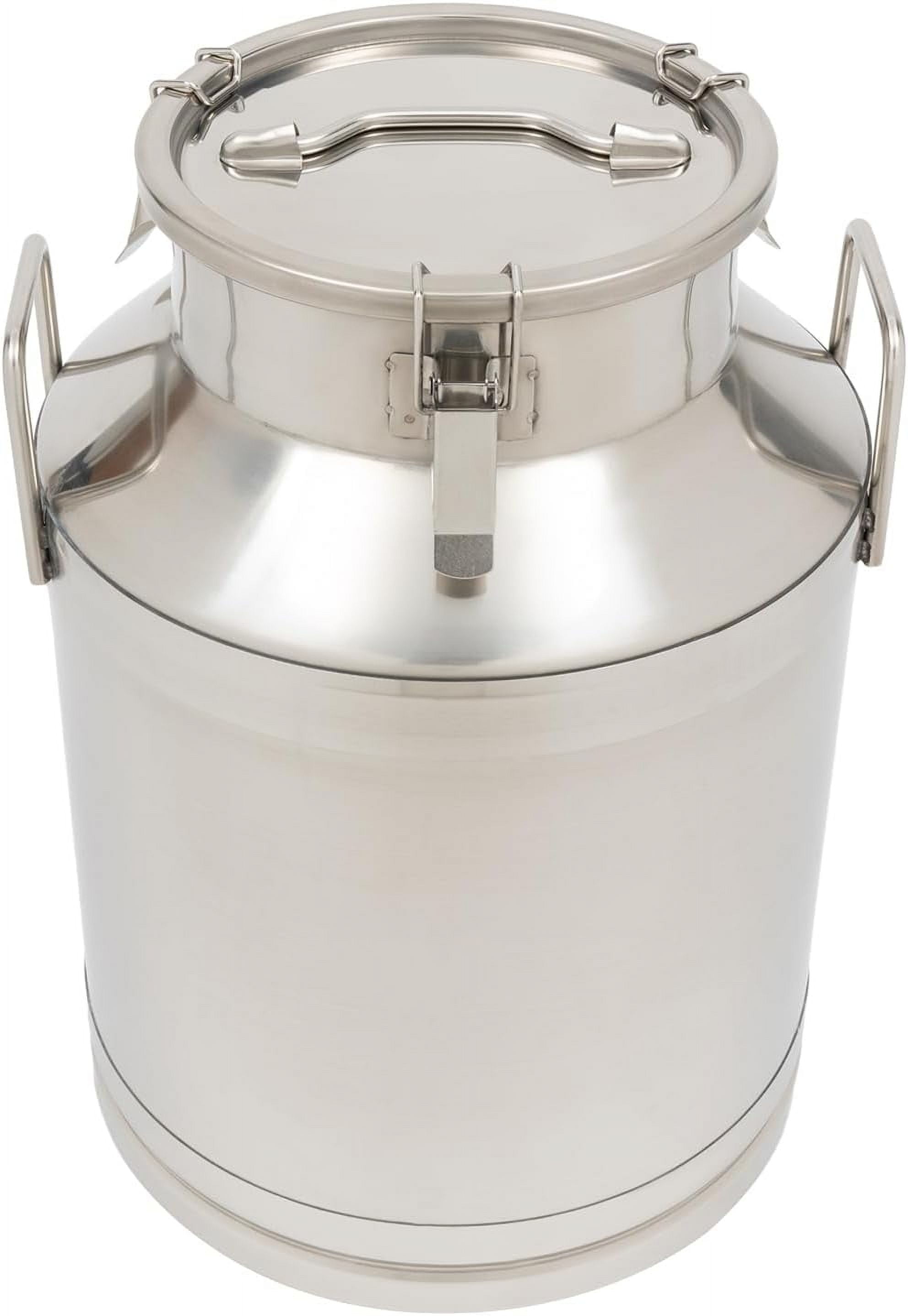 50 Liters Milk Can, Stainless Steel Maple Syrup Transport Cans Milk Can ...
