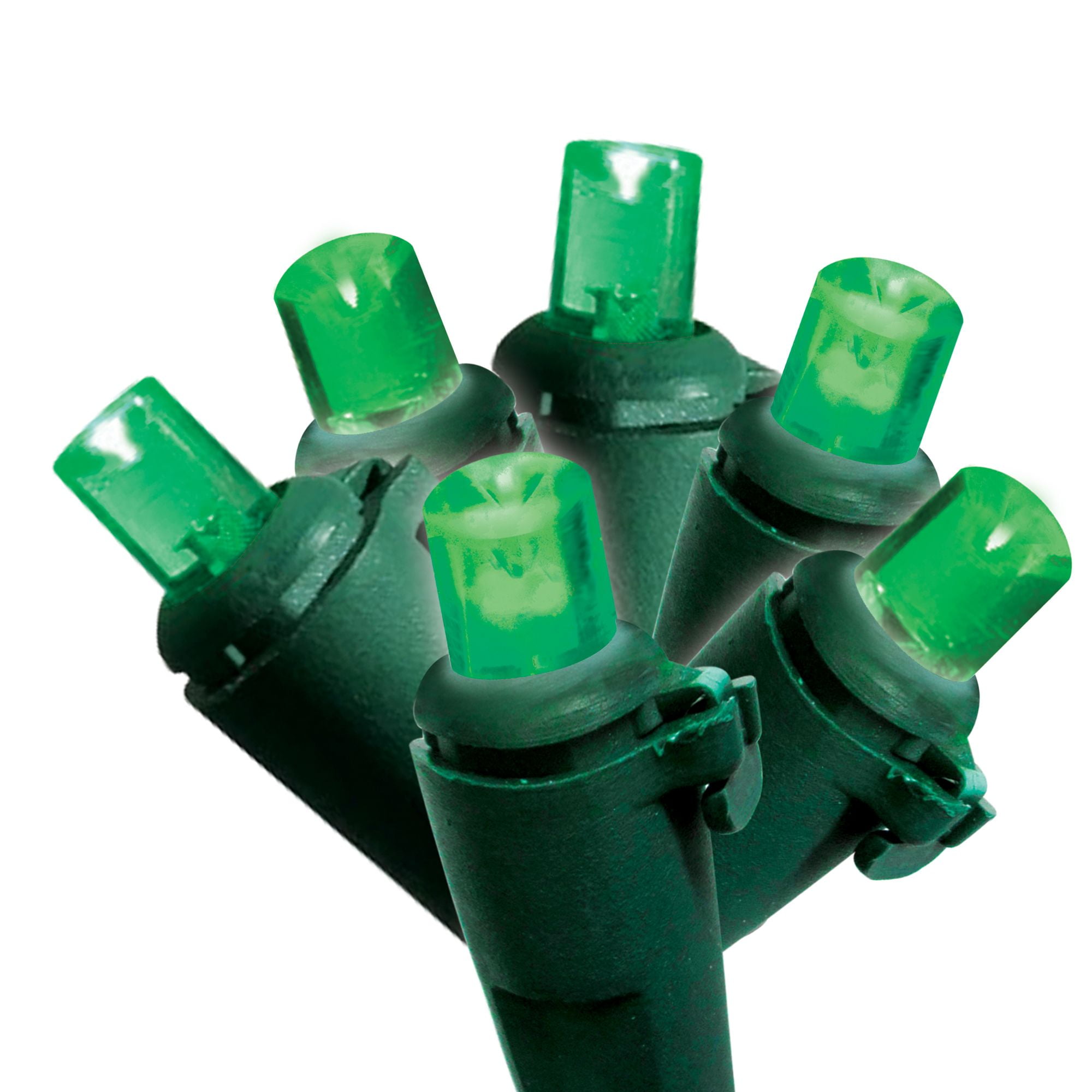 50 Lt Micro Mini LED Lights, Green, Green Wire - Walmart.com