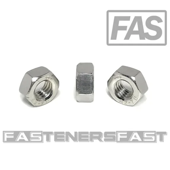 (50) M8 X 1.25 Stainless Steel Din934 Metric Finished Hex Nut 8Mm-1 ...