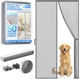 50 Magnets Auto-Sealing Magnetic Screen Door, Pet & Kid Friendly, Bug ...