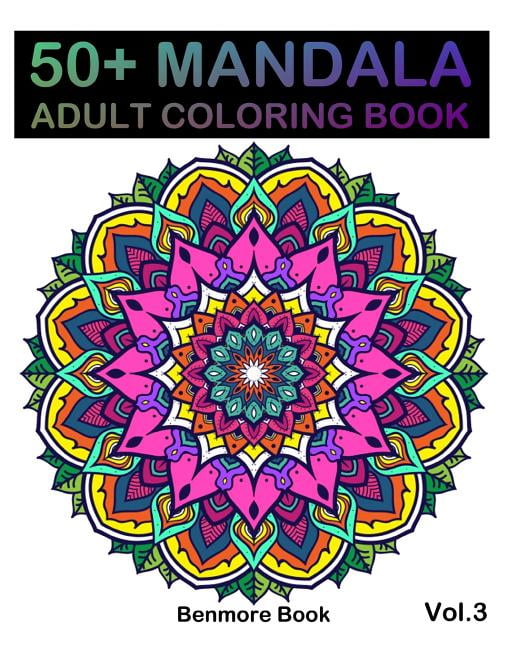 50+ Mandala: 50+ Mandala : Adult Coloring Book 50 Mandala Images Stress ...