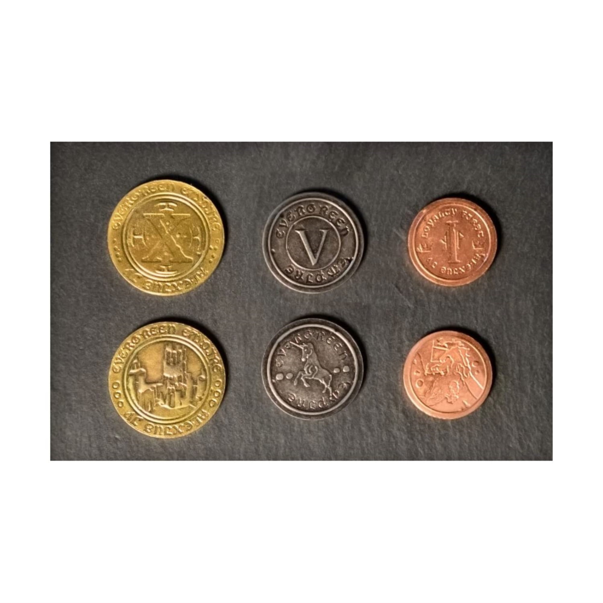 50 Metal Coin Board Game Upgrade Set Imperial Publishing - Walmart.com