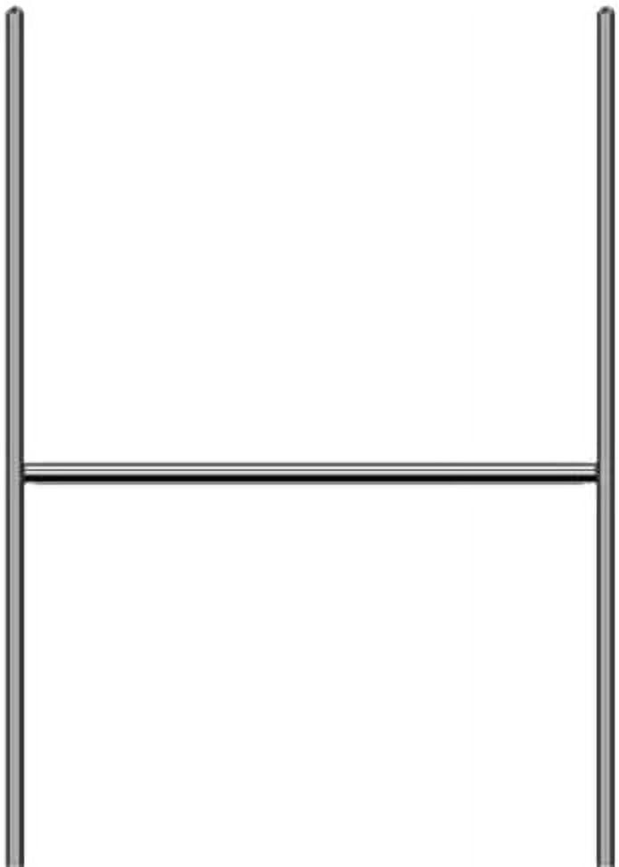 50 Metal Stake 12 inch Tall x 9 Inch Wide x 9Gauges Galvanized Metal ...