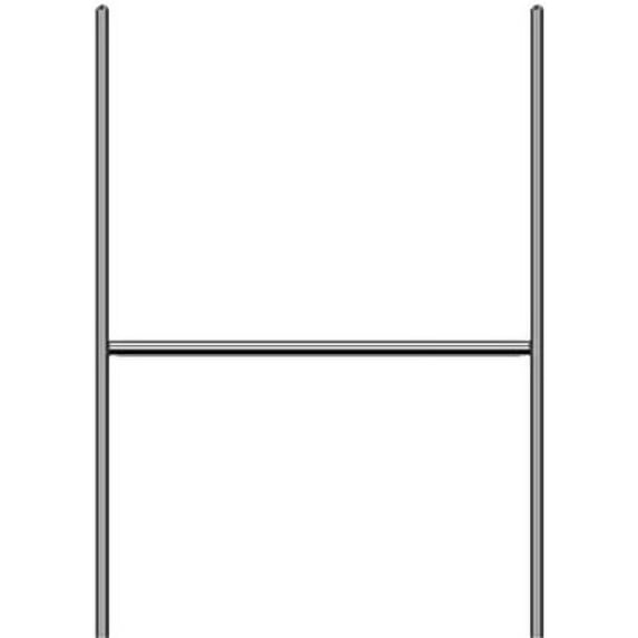 50 Metal Stake 12 inch Tall x 9 Inch Wide x 9Gauges Galvanized Metal ...