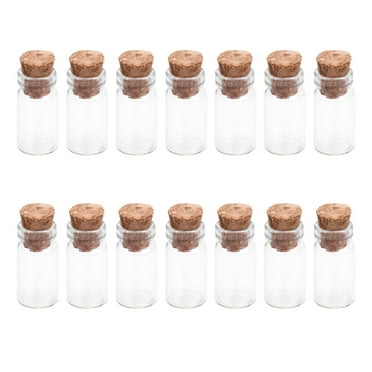 48 Pack 10ml Create A Message In A Bottle Kit, Bulk Small Glass Cork ...
