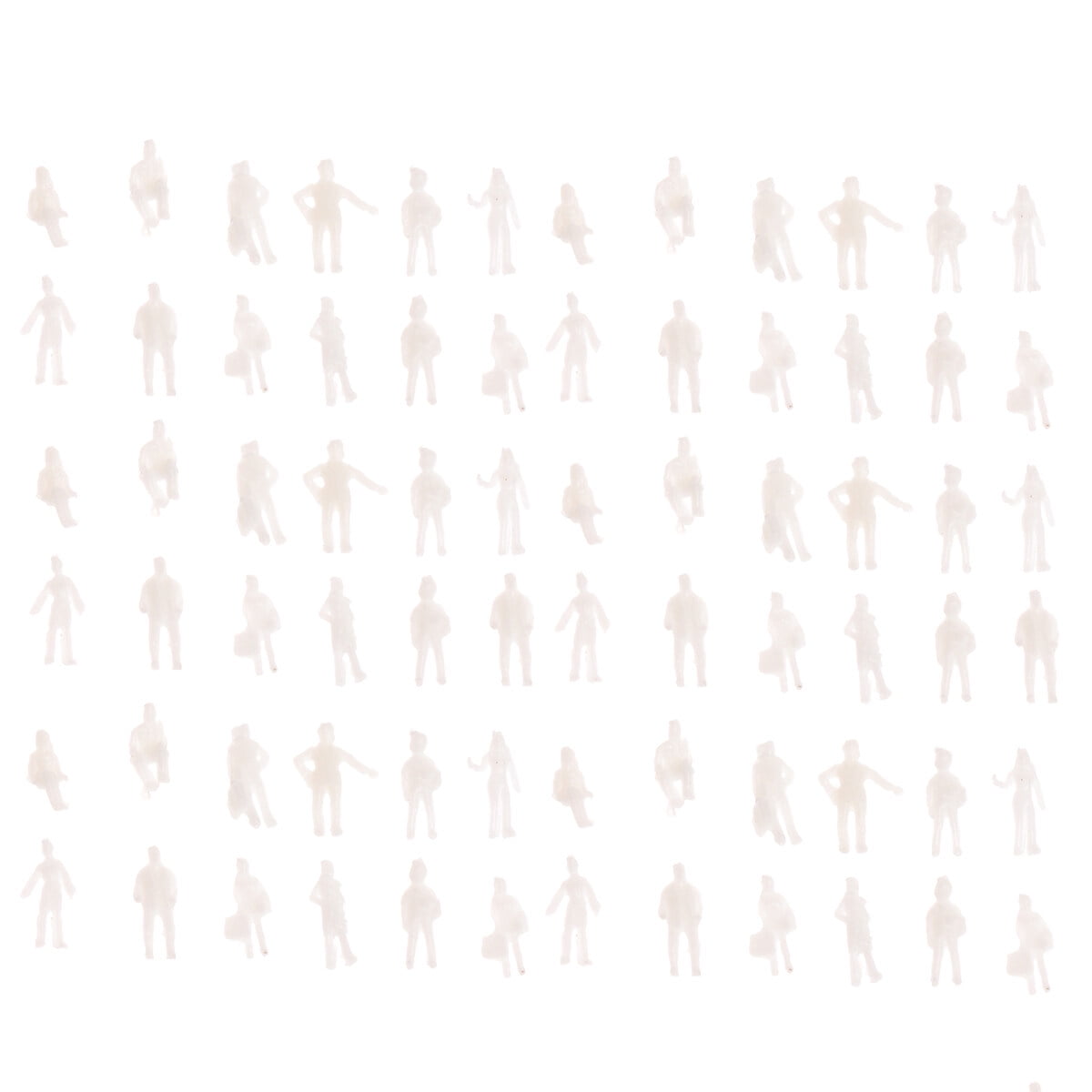 50 Mini White People Figures - Lifelike Scale Models - Walmart.com