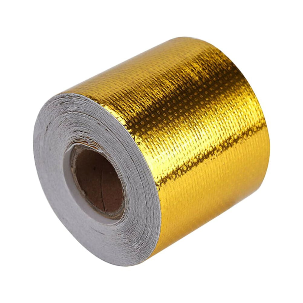 NIAIZEK Exhaust Wrap Thermal Insulation Band Golden 1Pcs - Walmart.com