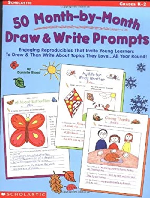 Pre-Owned 50 Month-by-Month Draw and Write Prompts : Engaging ...