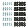 50 Motorcycle Rubber Grommets Bolts Kit For Yamaha For Kawasaki Fairing ...