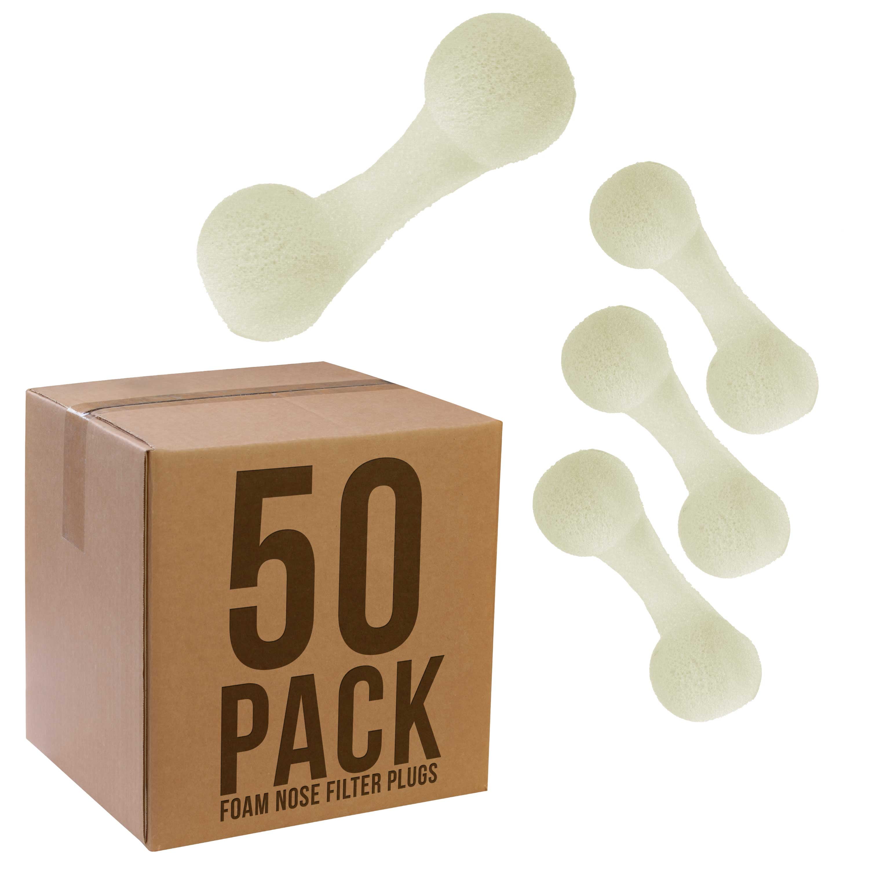 50 NASAL NOSE FILTERS Breathable Dust Plug Sunless Airbrush Spray Tan ...