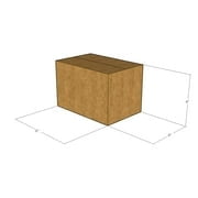 6x4x4 Kraft Brown Corrugated Shipping Boxes Multi-Depth, 32 ECT Single ...