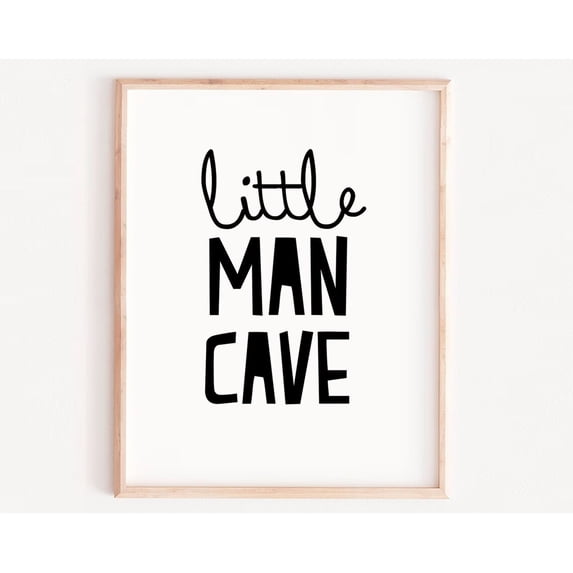 50% Nursery - Little Man Cave - Kids Room Decor - Nursery Decor - Bear ...
