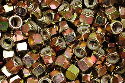 (50) Nyloc Hex Locking Nuts 3/4-10 Yellow Zinc Plated Nylock Grade 8/C ...