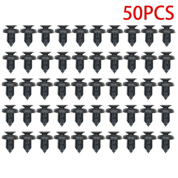50 Nylon Bumper Fender Clips for Honda Acura Replaces 91505-S9A-003 ...