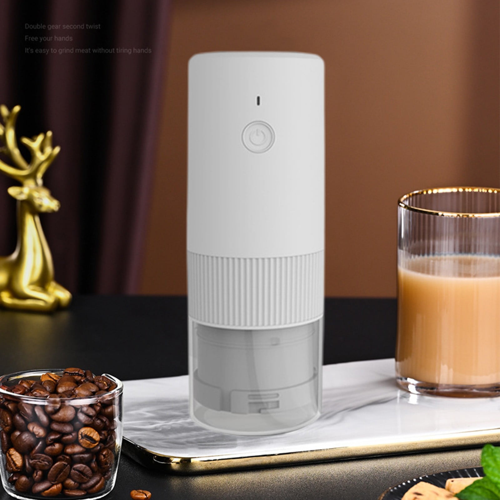 Up to 50% OFF, Coffee Grinder, Adjustable Rechargeable Electric ...