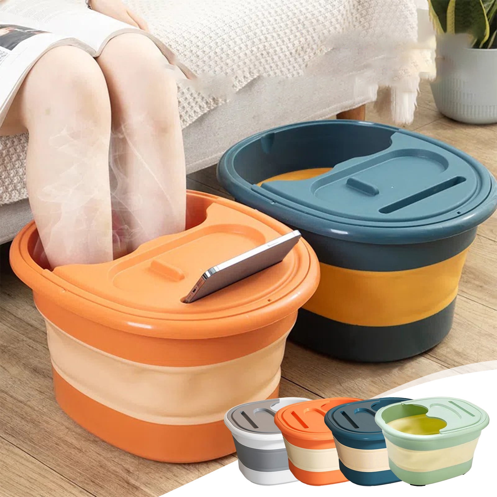 Up to 50% OFF, Foldable Foot Bath Bucket, Portable Spa Bucket, Massage ...