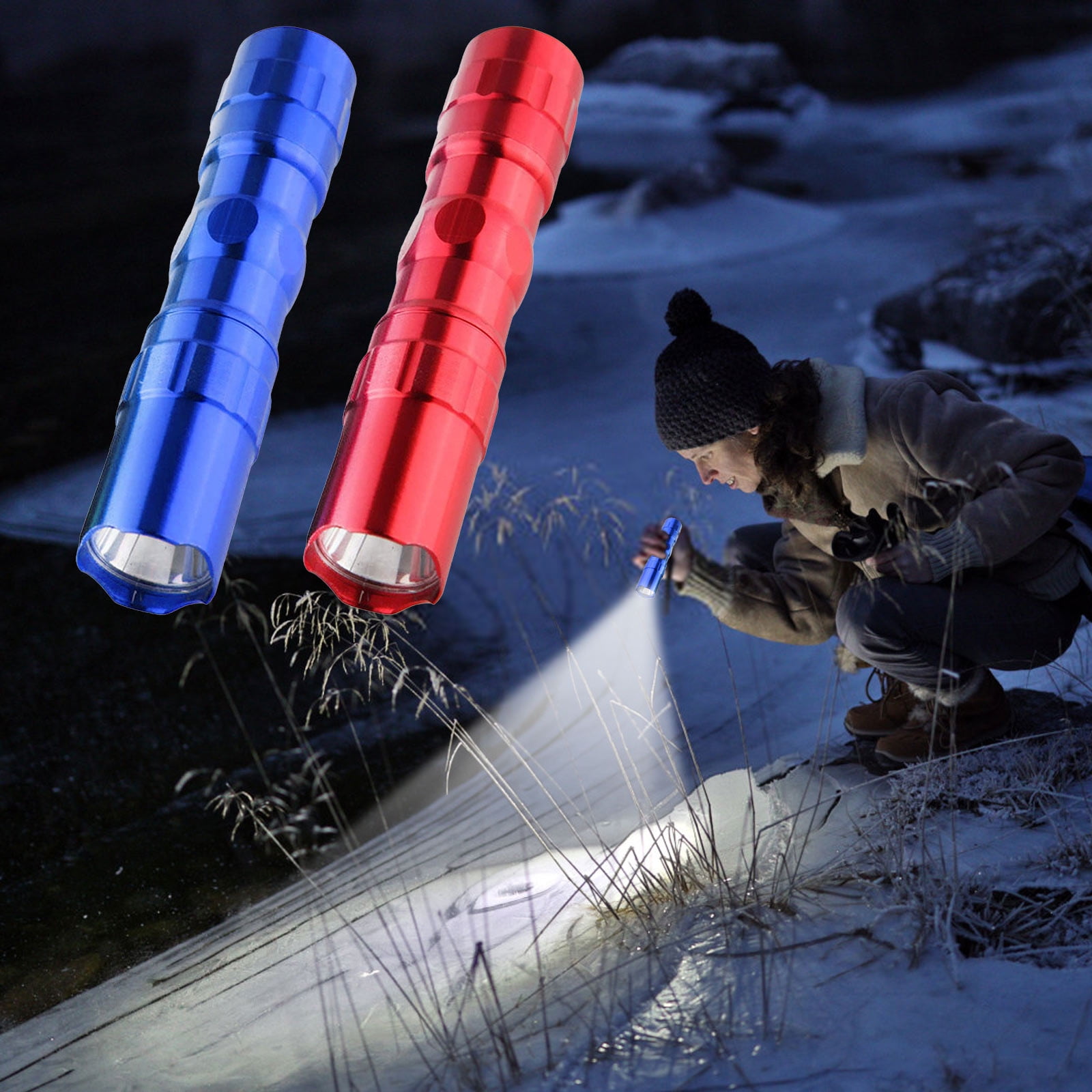 Up to 50% OFF, LED Mini Long Range Flashlight, Aluminum Alloy Body with ...