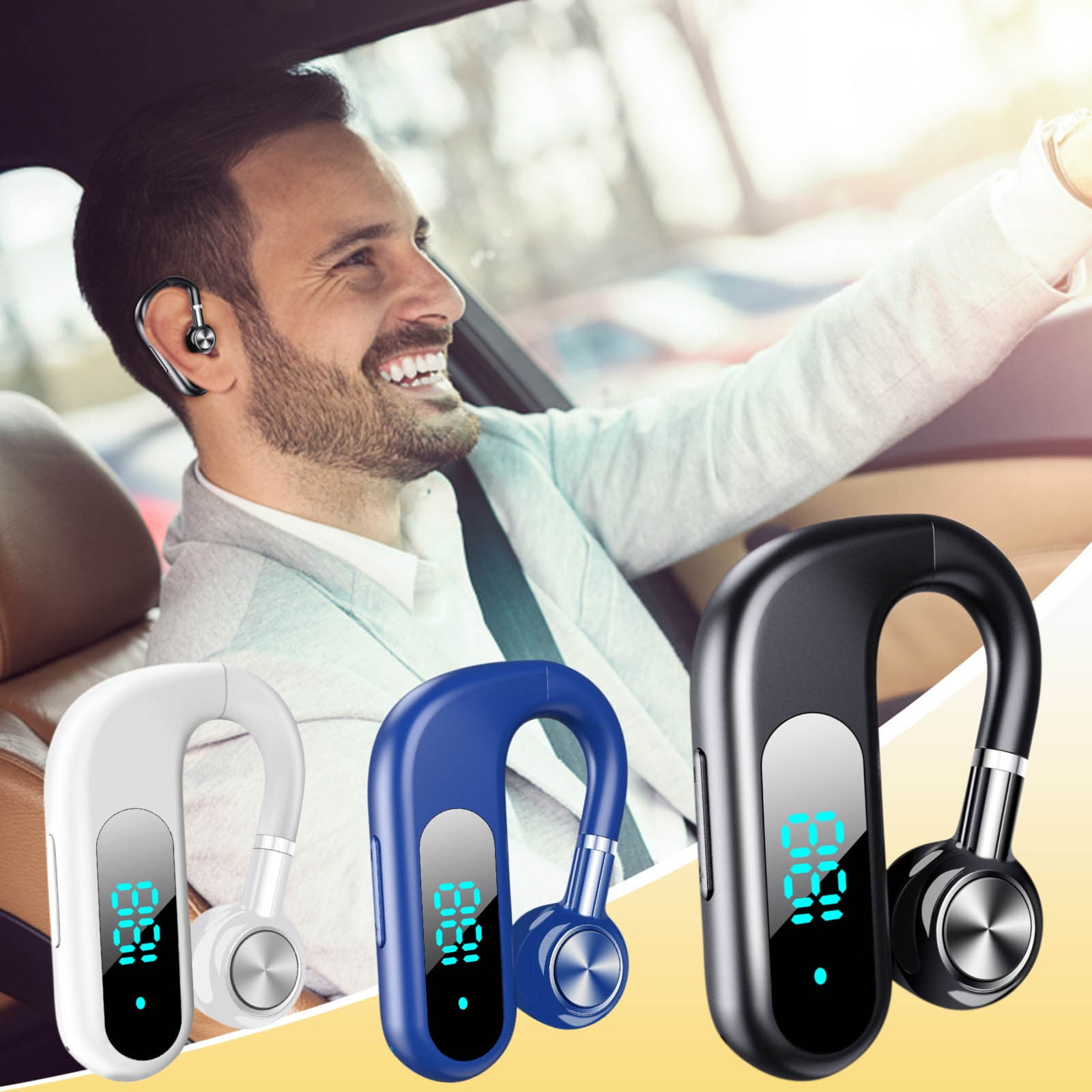 up to 50 Off, Bluetooth Earbuds, Digital Display Headphones, Noise ...