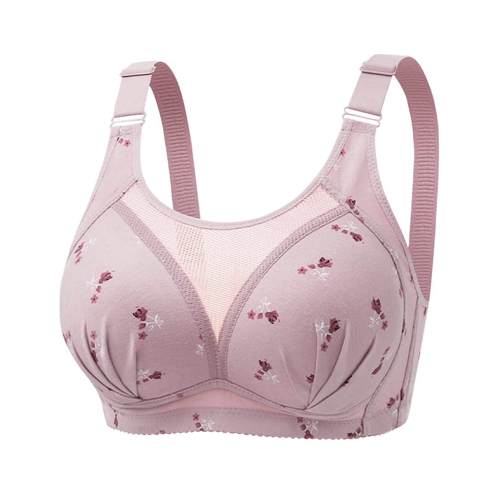 50% Off Clear！Bras for Women with Support - Adjustable Wireless Support ...