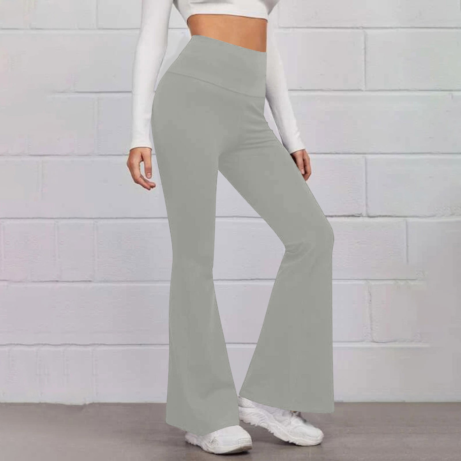 50% Off Clear! Dgankt Womens Pants Flare Yoga Pants for Women ...