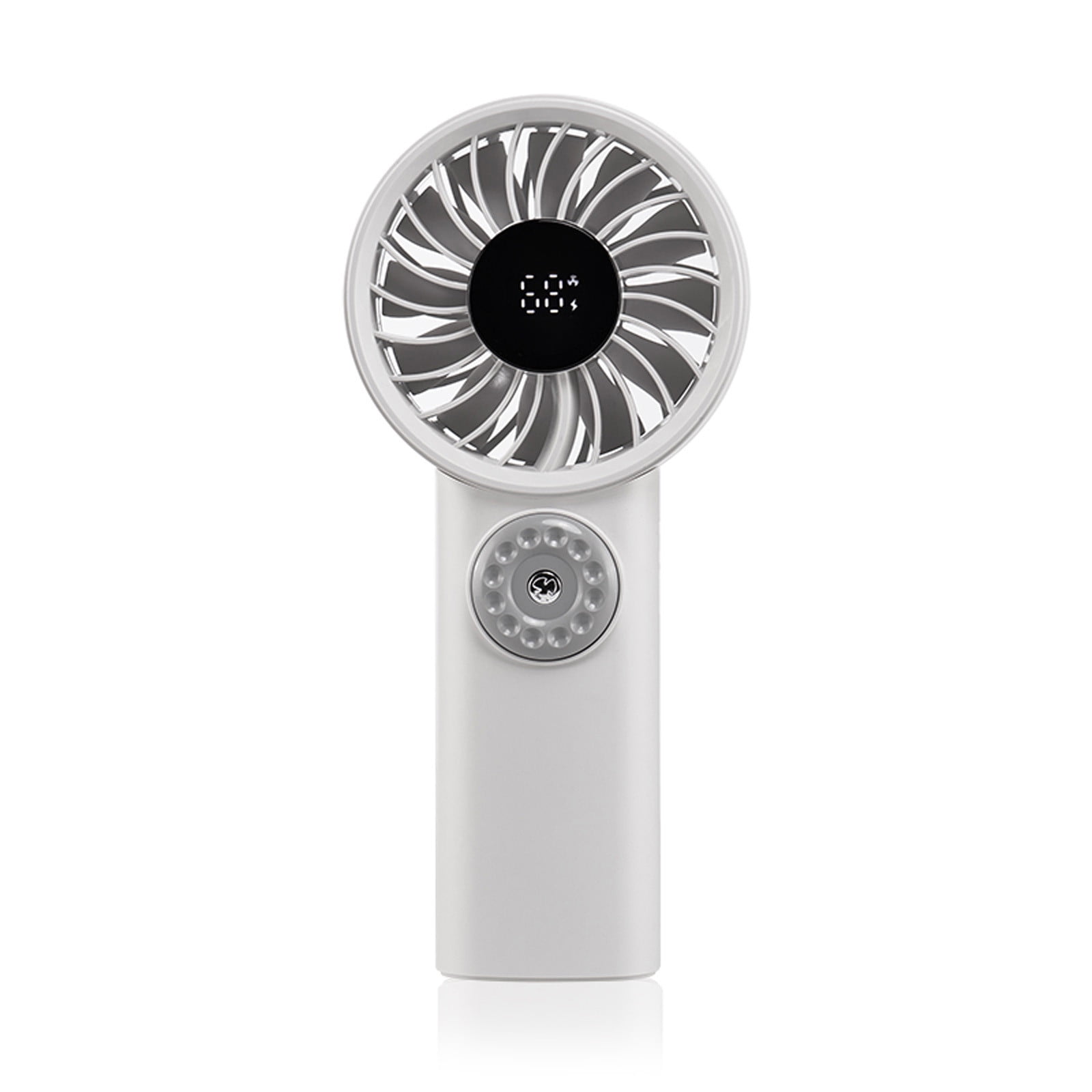 50% Off Clear! Folding Digital Handheld Fan With 100 Gears Outdoor ...