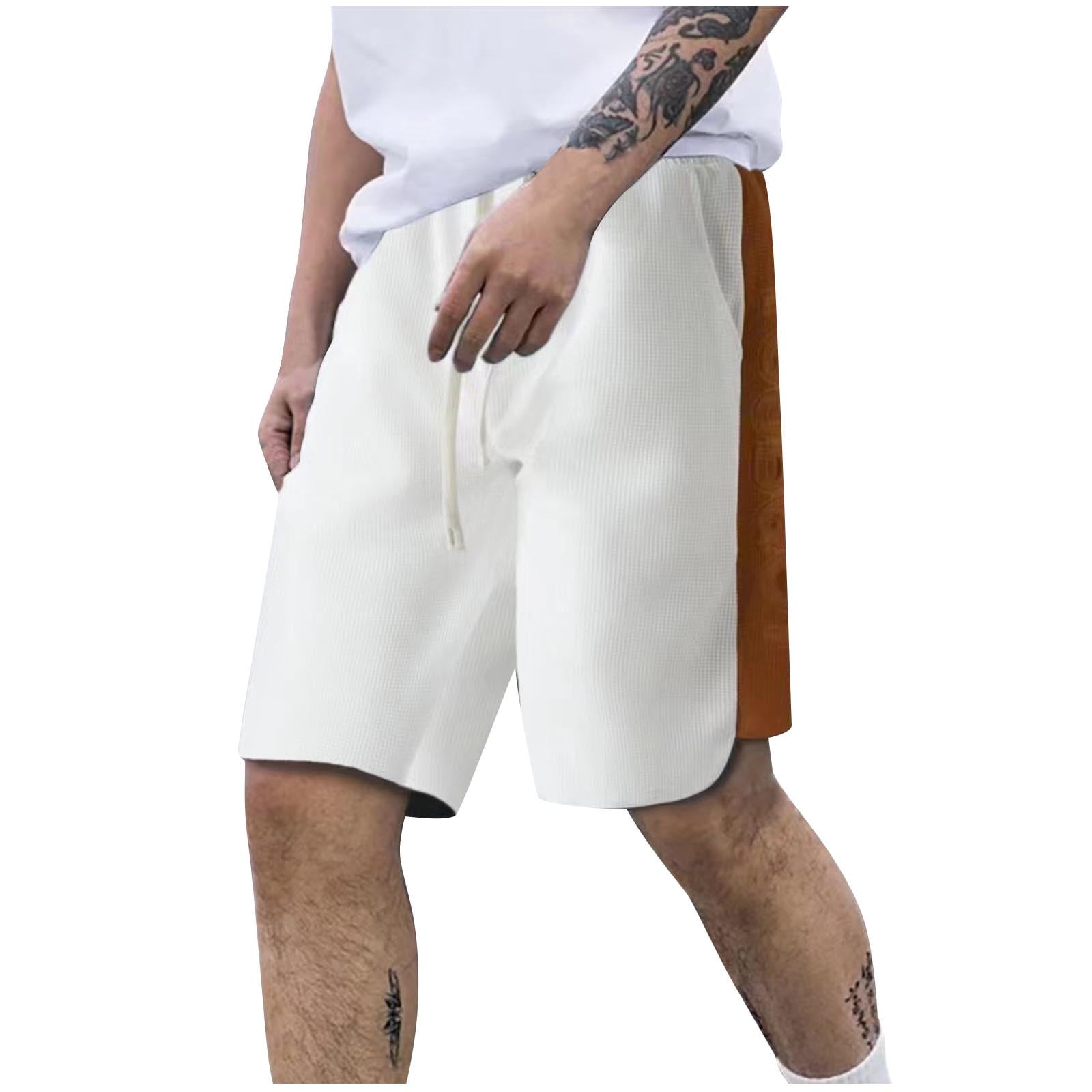 50% Off Clear! Mens Shorts Men Fashion Casual Drawstring Elastic ...