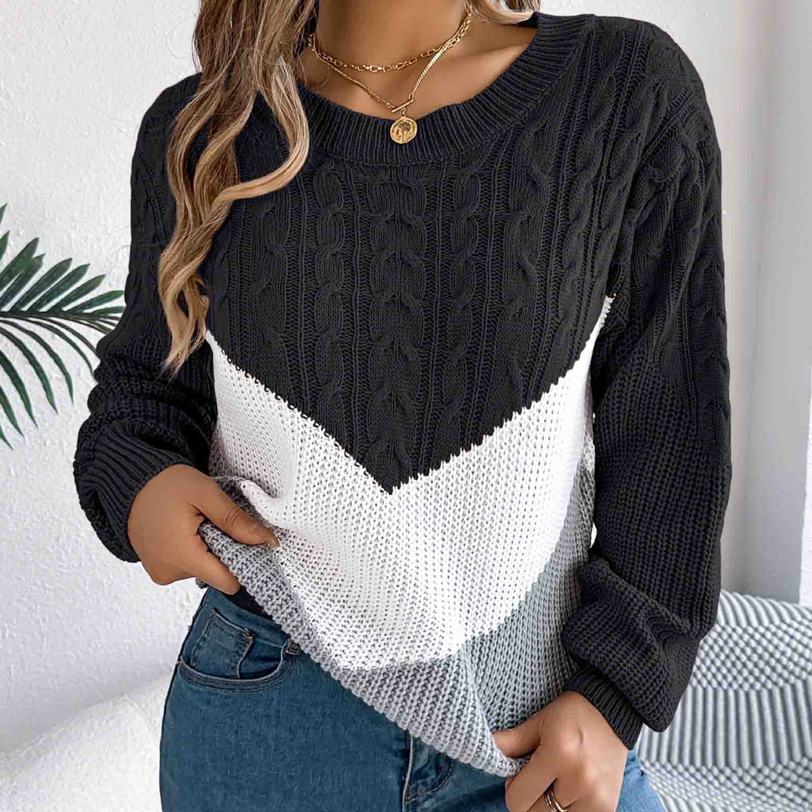 50% Off Clear! Ofreoo Women's Casual Color Blocking Dough Twists ...