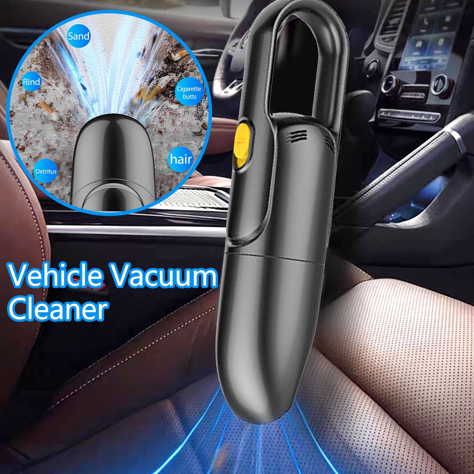 50% Off Clear! Skegnu Father's Day Auto Mini Vacuum Cleaner Handheld ...