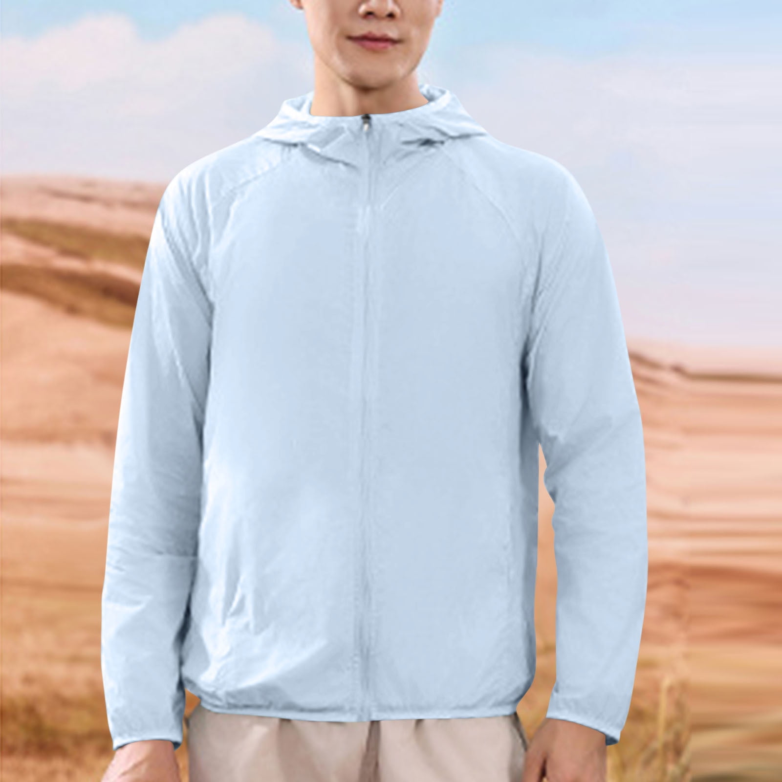 50% Off Clear! Sun Protection Clothing Men's Ppring And Summer Outdoor ...