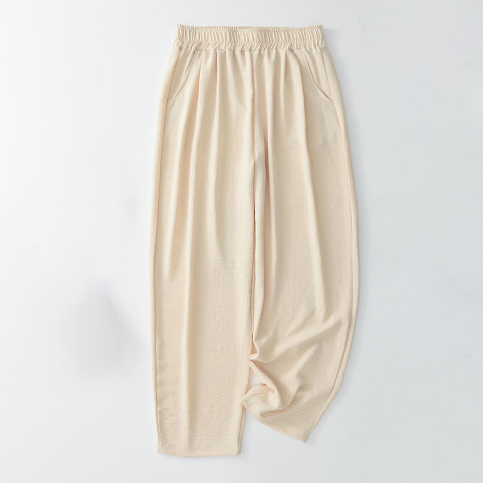 Women's Fashion Fitness Sport Relaxed Loose Elastic Waist Long ...