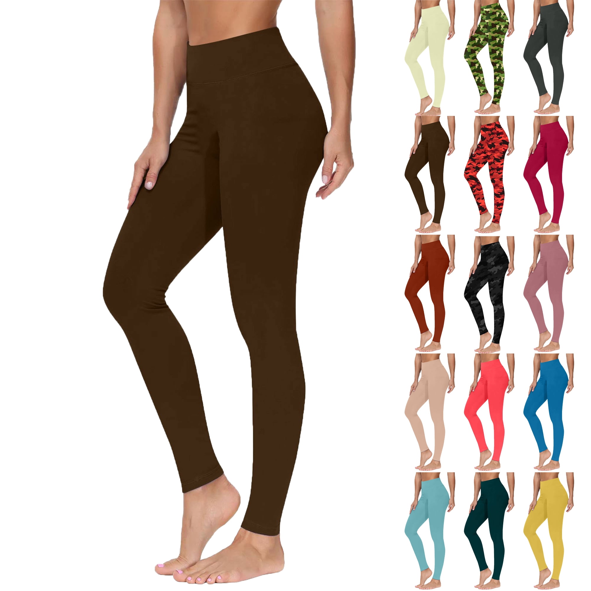 50% Off Lenago Women Fashion Casual Solid Color High-Waist Pocket Mesh ...