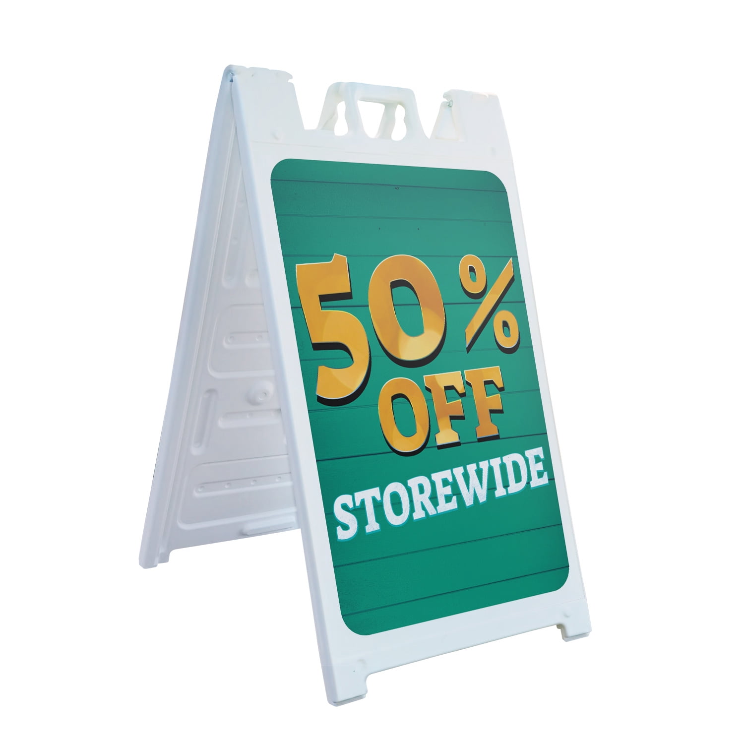50% Off Storewide 24" x 36" Double Sided A-Frame Sidewalk Sign ...