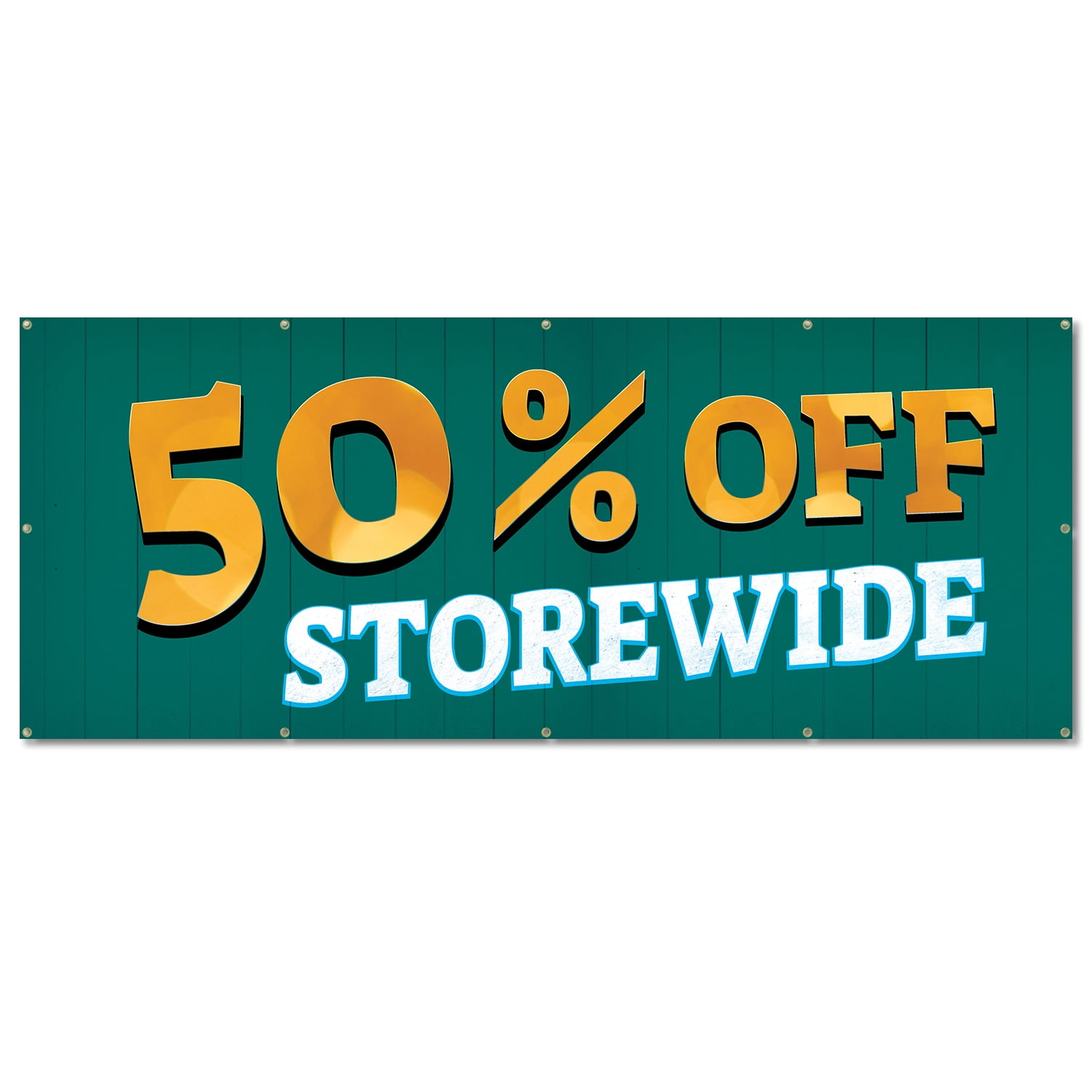 50% Off Storewide | 48" X 120" Banner | Outdoor Vinyl Sign With ...